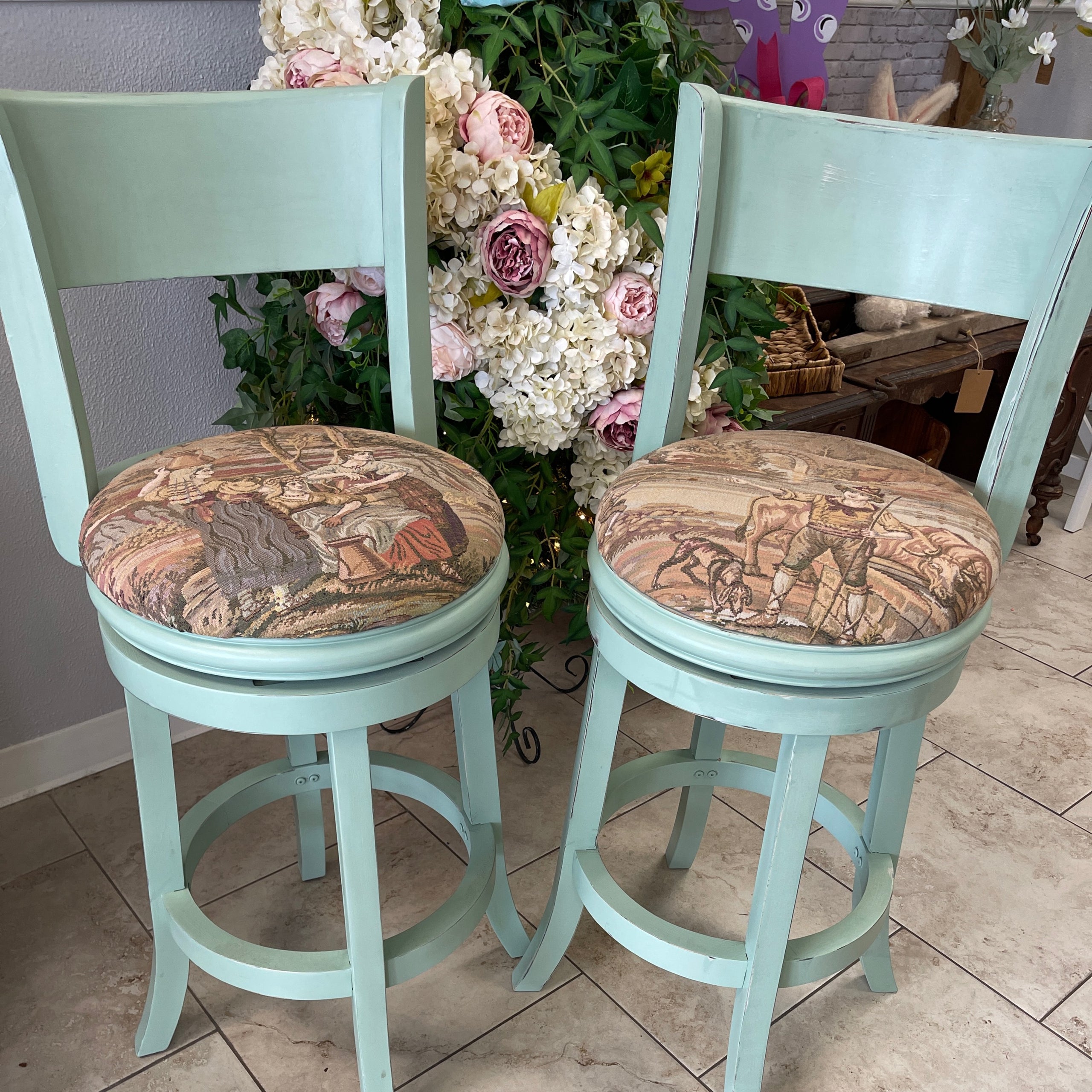 Custom Bar Stools (Pair) 30” Seat Height | Perfectly Imperfect Co.